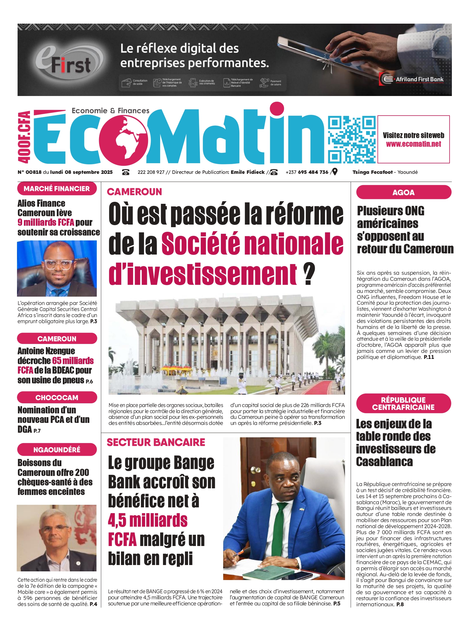 CEMAC : un sommet extraordinaire des chefs d'États prévu le 9 août 2025 ...