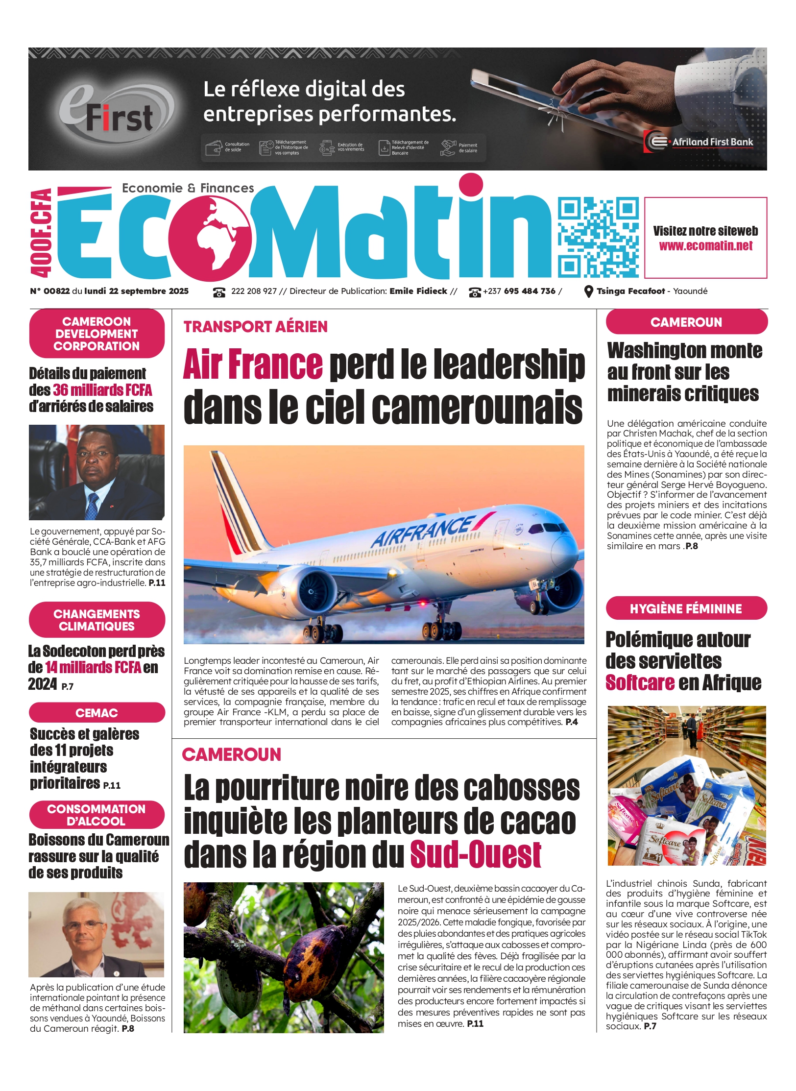 BEAC : un bénéfice "record" de 355 milliards FCFA en 2024, mais des défis pour redresser l ...